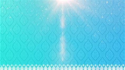 วีดีโอแบคกราวพื้นหลังลายไทย เคลื่อนไหว ลายไทยพุ่มข้าวบิณฑ์สีฟ้า 4k Youtube