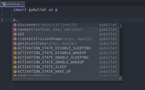 No Autocomplete For Pybullet Issue Microsoft Pylance Release GitHub