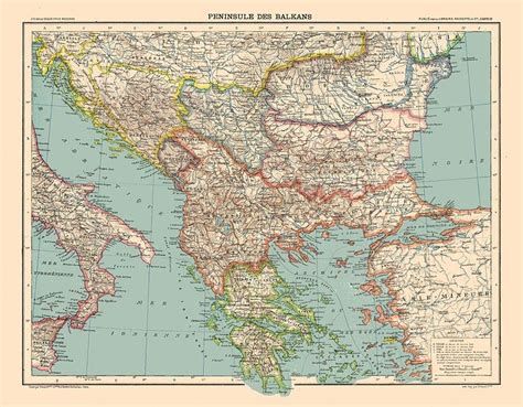 Balkan Peninsula Europe Map