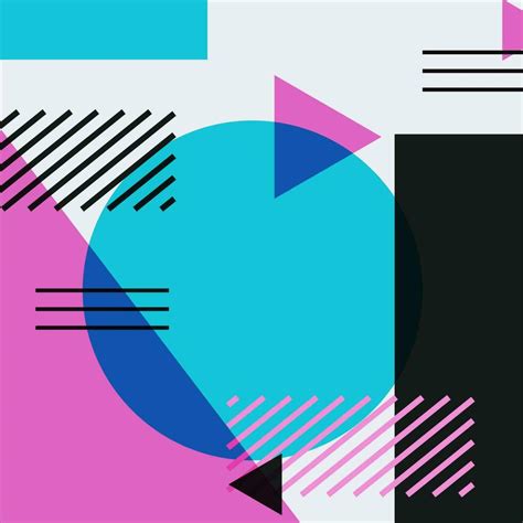 Risograph Effect Geometric Abstract Shapes 27685435 Vector Art At Vecteezy