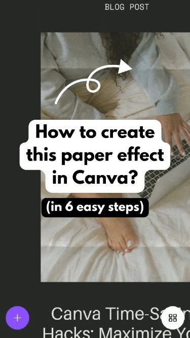 Canva Hack How To Create Paper Texture Effect In Canva Graphic Design Tutorials Learning