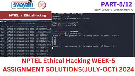 Nptel Ethical Hacking Week 5 Assignment Solution July Oct 2024 In