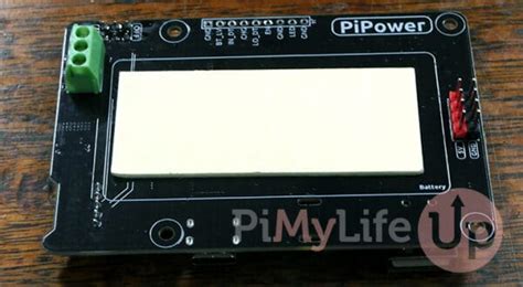 Raspberry Pi PiPower UPS Pi My Life Up
