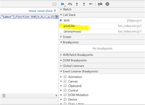 How To Use Chome Dev Tool To Find Event Handler Bound To An Element