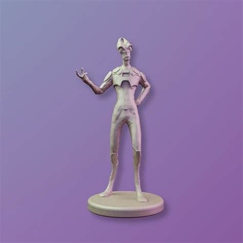 Salarian From Mass Effect 3d Model 3d Printable Cgtrader