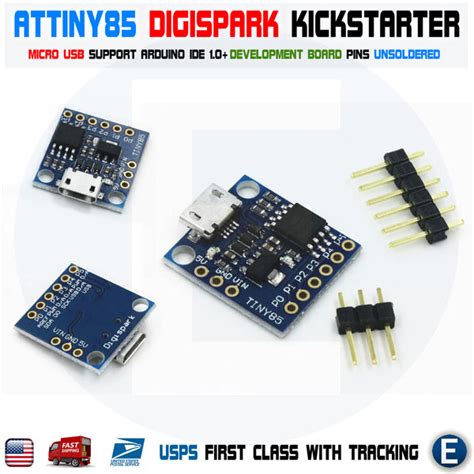 Digispark Kickstarter Attiny85 Arduino General Micro Usb Development B Eelectronicparts