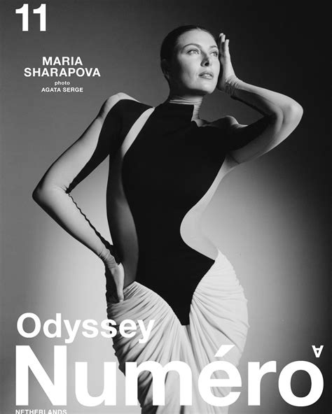 Maria Sharapova Sports Illustrert Omslag Cover Of Numero Netherlands