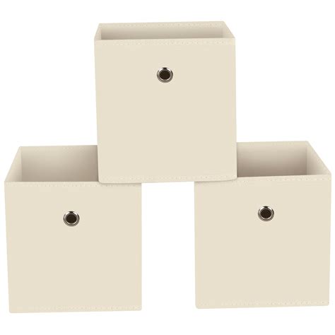 Yunkeeeper Collapsible Fabric Cloth Storage Cubes11 Inch Cube Storage