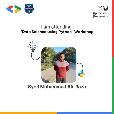 Syed Muhammad Ali Raza On Linkedin Gdsc