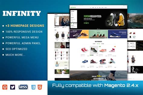 Infinity Responsive Magento Fashion Store Them