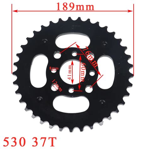 Motorcycle Rear Sprocket 530 Chain 32t 35t 37 Suitable For Atv Quad