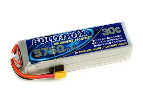 Аккумулятор Fullymax LiPo Battery 5S 18.5V 5750mAh 30C XT60 (FB5750HP ...