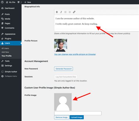 how to add author box in generatepress with and without plugin