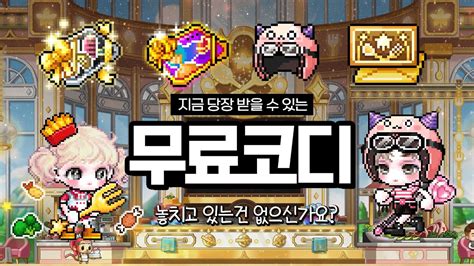 [메이플] 놓친 건 없으신가요 지금 무료 코디템 알리미 Youtube