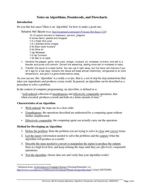Algorithms Pseudo Code Flowchart Pdf Algorithms Division