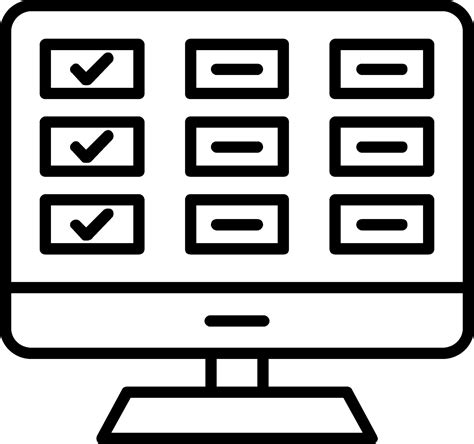 Task List Line Icon 43259545 Vector Art At Vecteezy