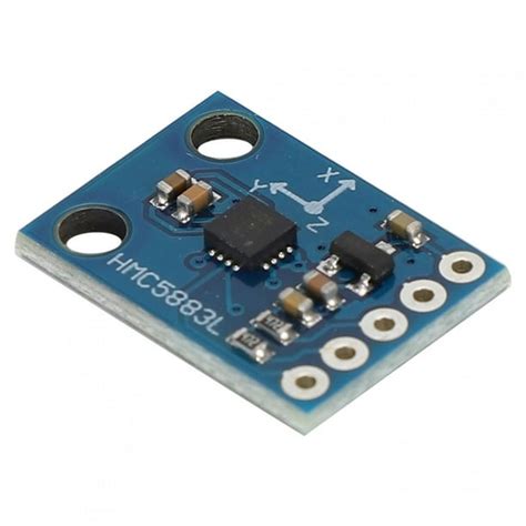 Triaxial Magnetic Field Sensor Gyroscope Sensor Module Low Power 2 54mm Pin Spacing For Pcb