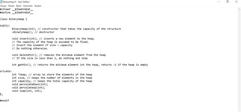 Х Binaryheaph Not Defteri Dosya Düzen Biçim