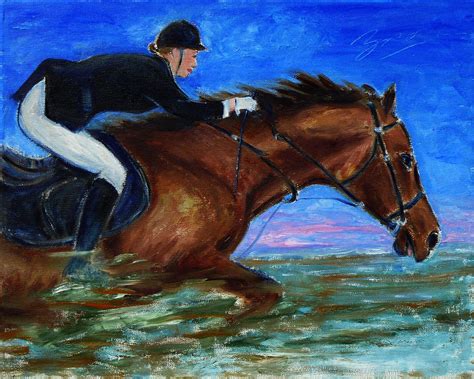 Horse Riding Painting
