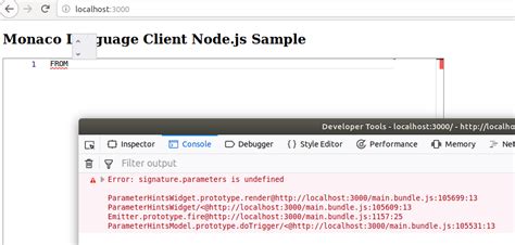crash on signature · issue 115 · typefox monaco languageclient · github
