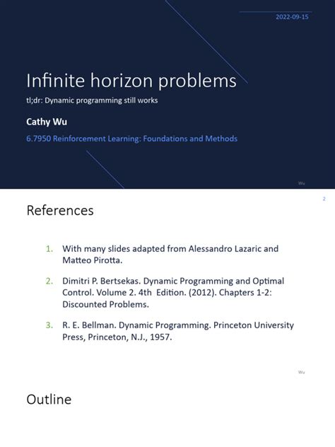 Infinite Horizon Problems Pdf Applied Mathematics Mathematical