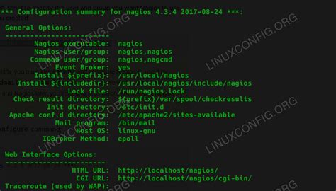 Install Nagios On Ubuntu 18 04 Bionic Beaver Linux LinuxConfig