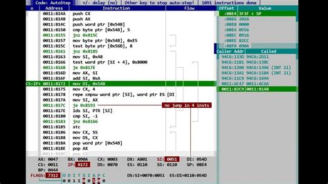 Inside Ms Dos Uses Capstone Disassembler Youtube