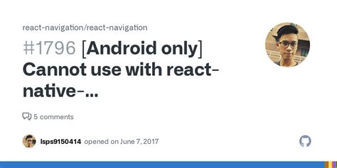 [android only] cannot use with react native community react native tab view · issue 1796