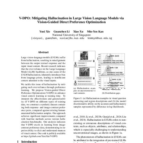 V Dpo Mitigating Hallucination In Large Vision Language Models Via Vision Guided Direct