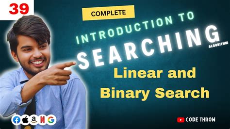 Searching In Array Linear And Binary Search ♥️ Ultimate Dsa Playlist Youtube