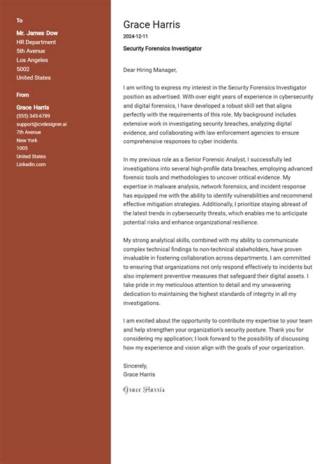 23 Security Analyst Cover Letter Examples And Templates For 2025