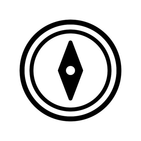 Premium Vector Compass Icon Vector Design Template Simple And Clean