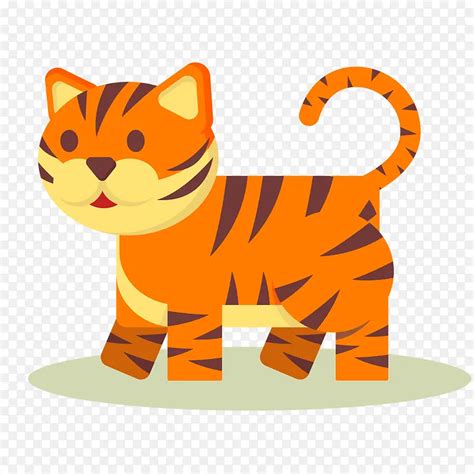 卡通可爱的动物园里的老虎PNG图片素材下载 图片编号qjezkamo 免抠素材网