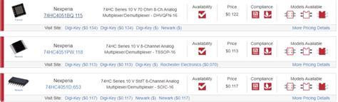 74hc4051 Analog Switch For Multiplexer Demultiplexer Free Online Pcb