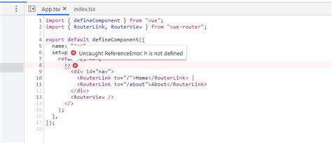 Typescript Vue3 Ts 项目报错 Uncaught Referenceerror H Is Not Defined Segmentfault 思否