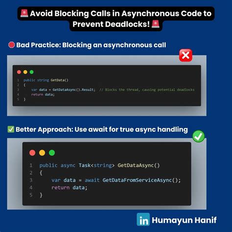 humayun hanif on linkedin asyncprogramming dotnet codeoptimization