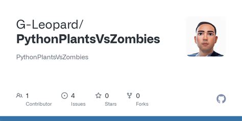GitHub G Leopard PythonPlantsVsZombies PythonPlantsVsZombies