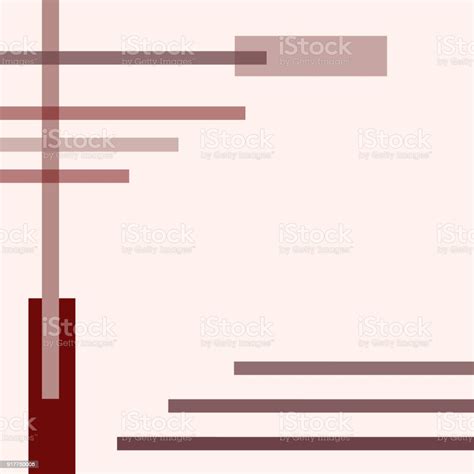 보르도 스트립 및 사각형 형상 배경입니다 현대 기술 설계를 위한 추상적인 벡터 템플릿입니다 베이지색 텍스트 장소입니다 평면 그래픽입니다 Eps10 그림 0명에 대한 스톡