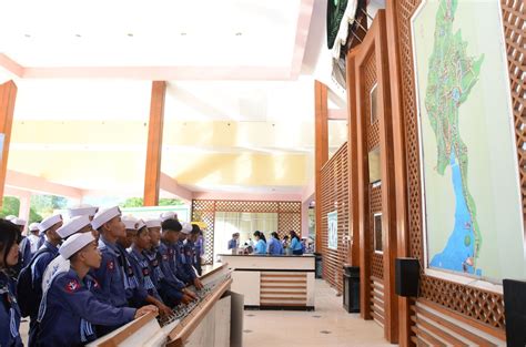 ရေကြောင်းလူငယ်မောင်မယ်များ နေပြည်တော်ကောင်စီနယ်မြေရှိ အမျိုးသား အထိမ်းအမှတ်ဥယျာဉ်သို့ သွားရောက