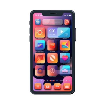 Vector Mobile App Gui Graphical User Interface App User Interface