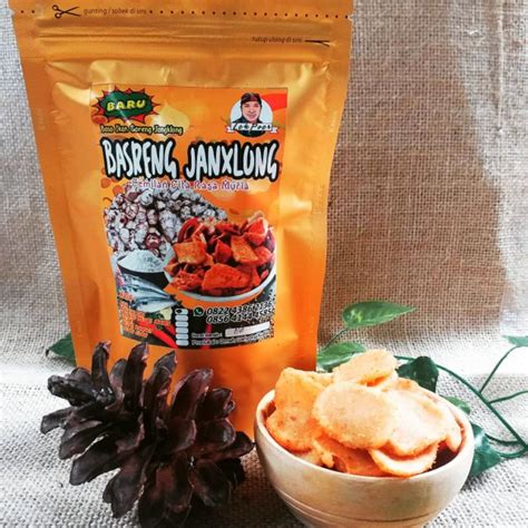 Jual Basreng 100 Gr Pedas Daun Jeruk Ganyong Janklong Muria Kudus