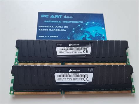 Corsair Vengeance Lp 16gb 2x8gb Ddr3 Pc3 14900 1866 Mhz Račun R1