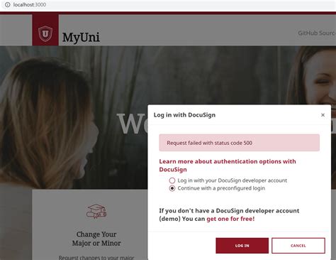 docusignapi python docusign api receiving redirect uri error on the sample app stack overflow