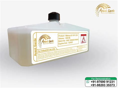 Batch Coding Continuous Inkjet Printer Consumables CIJ Printer Make Up A Series At