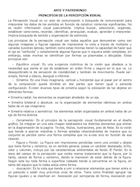 Percepcion Visual Descargar Gratis Pdf Percepción Percepción Visual