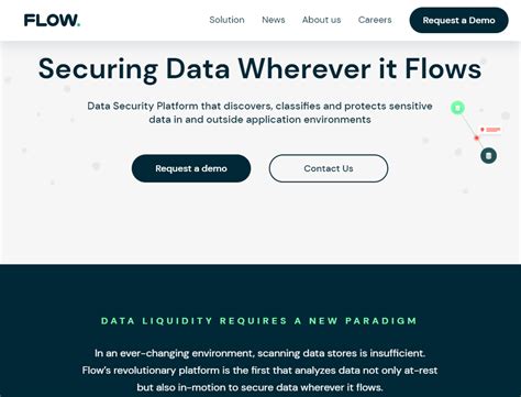 Flow Security Data Security Platform Built For Data Liquidity