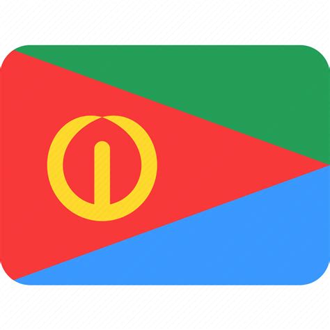 Eritrea Flag Icon Download On Iconfinder On Iconfinder