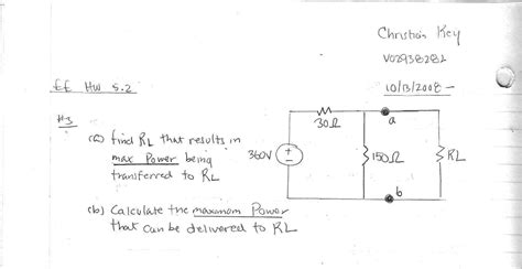 Solved Find RL That Results In Max Power Being Transferred Chegg
