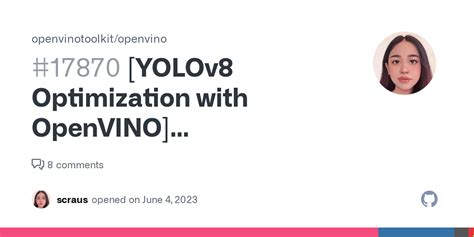 YOLOv Optimization With OpenVINO AttributeError YOLO Object Has No Attribute