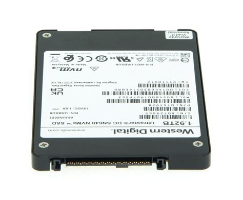 Western Digital 192tb Nvme Gen3 Ssd Servershop24